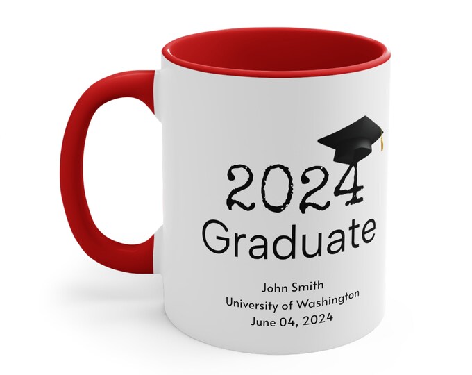 Custom Graduation Mug Class 2024 Gift Senior 2024 Graduation Gift 2024 ...