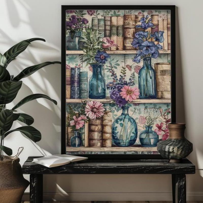 Bookshelf Jigsaw Puzzle - Etsy UK