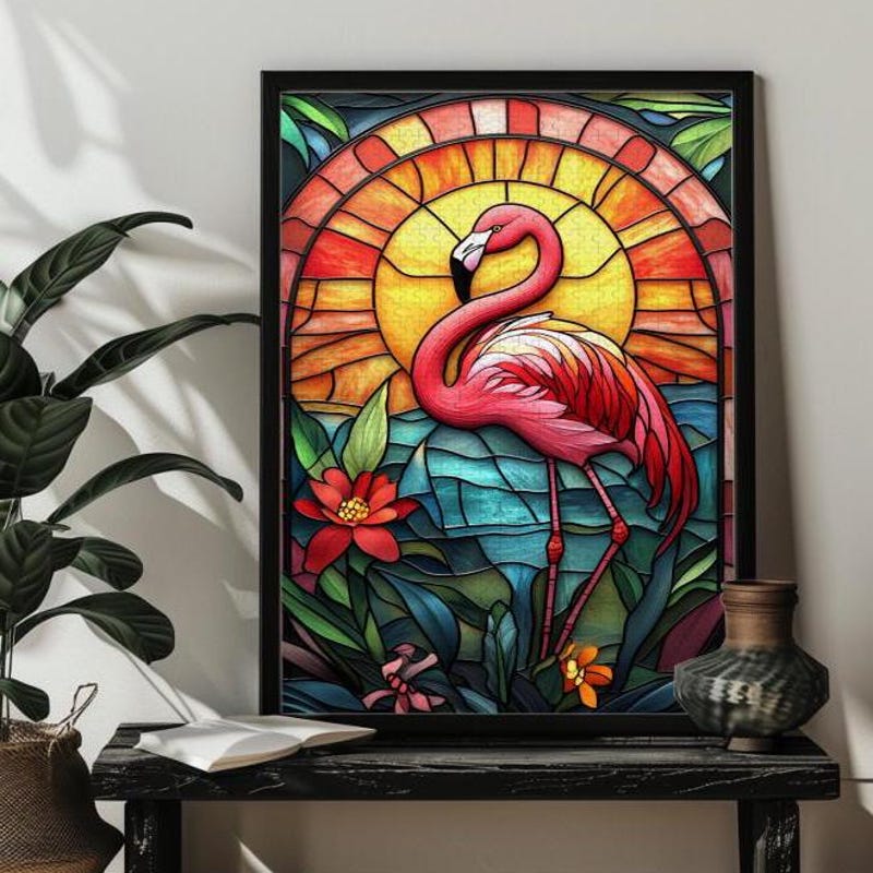 Flamingo Jigsaw Puzzles - Etsy