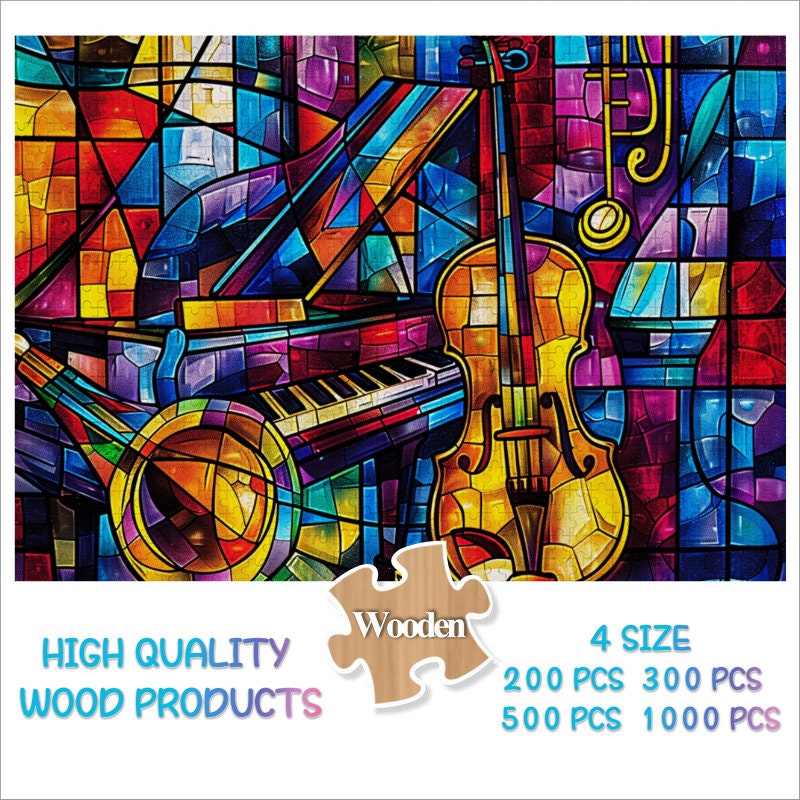 Music Jigsaw Puzzle - Etsy UK