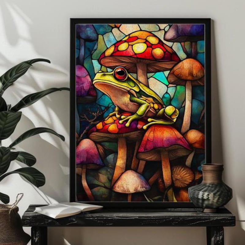 1000 Piece Puzzle Frog - Etsy