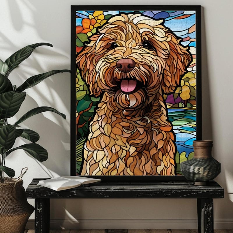 Goldendoodle Puzzle Toy - Etsy