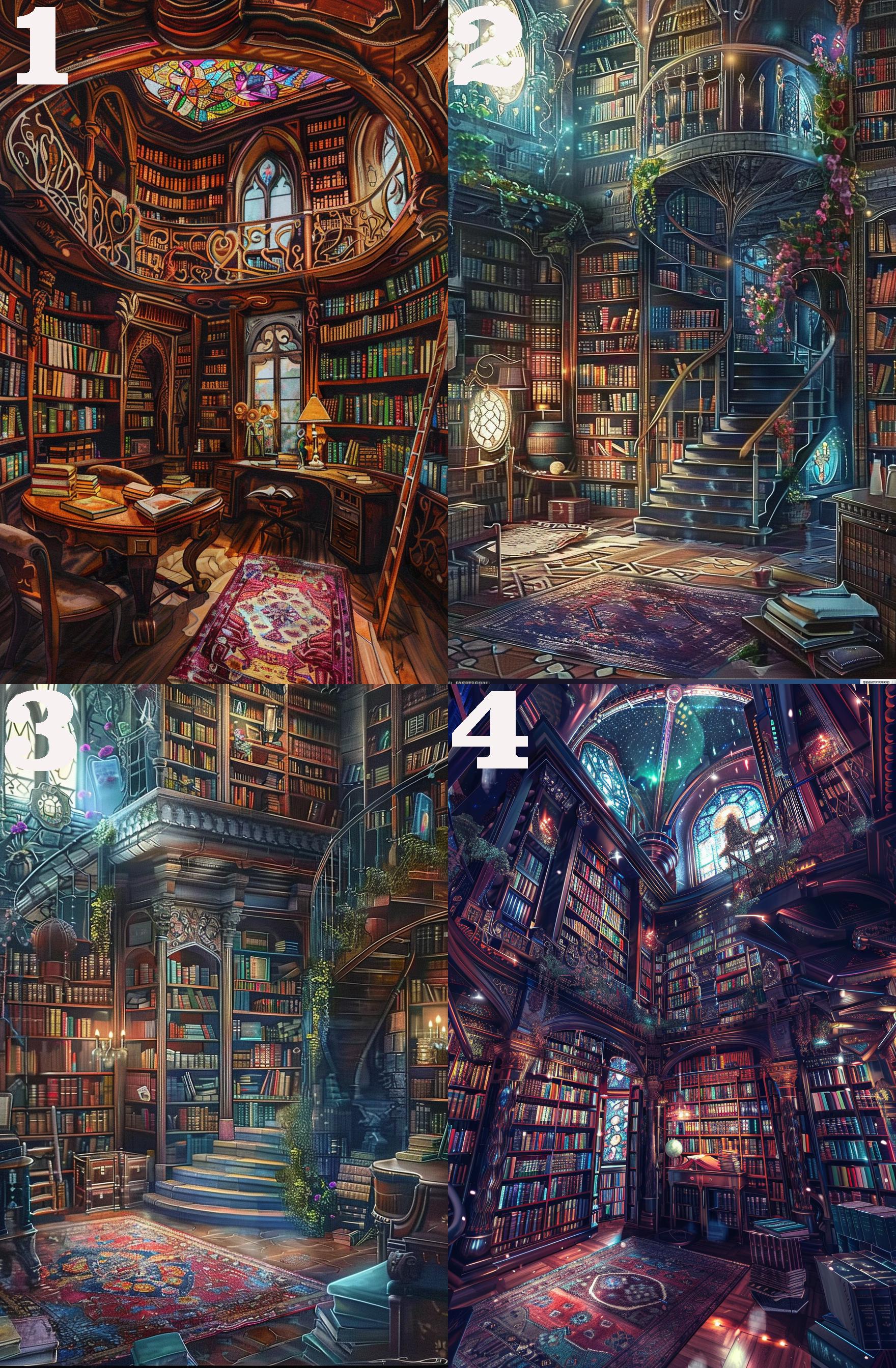 Ancient Library Jigsaw Puzzle for Adults,300/500/1000 Wood Bookshelf ...