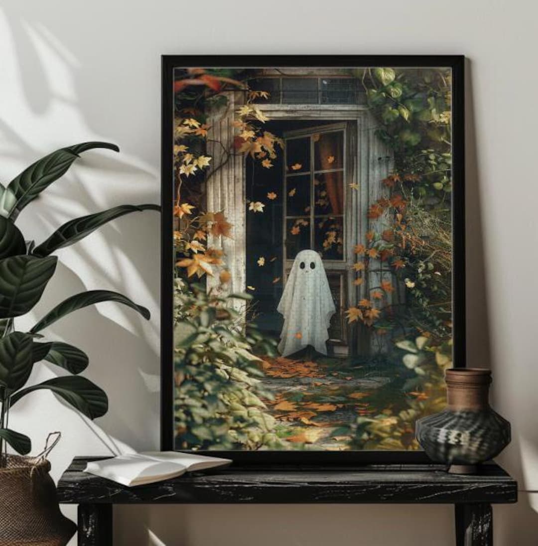 Fall Cute Ghost Halloween Jigsaw Puzzle Art Gift 1000 Piece Autumn ...