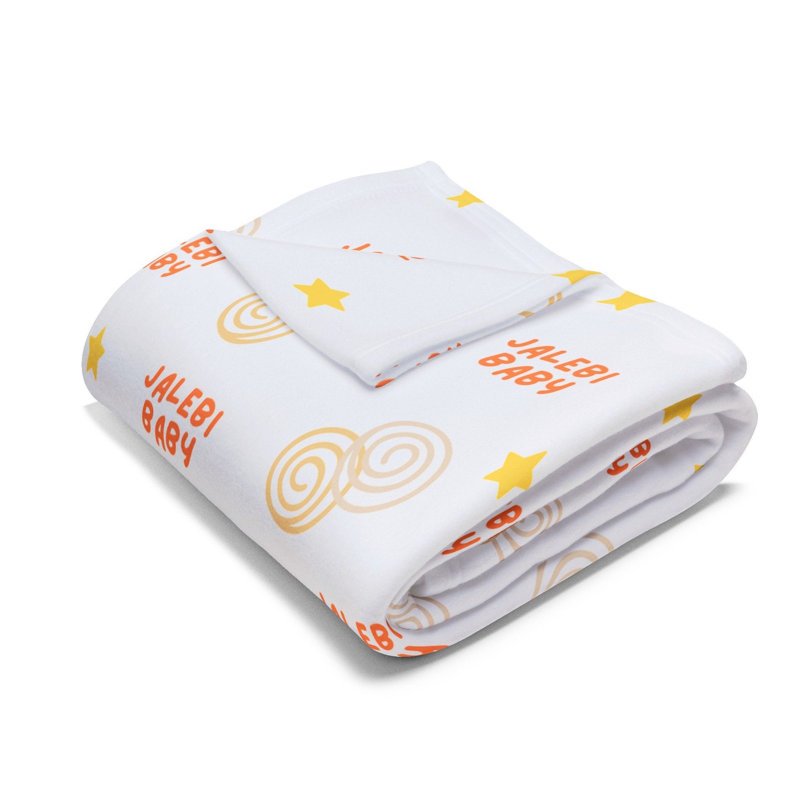 Jalebi Baby Blanket - Sikh Baby Blanket, Punjabi Gifts, Indian Sweet ...