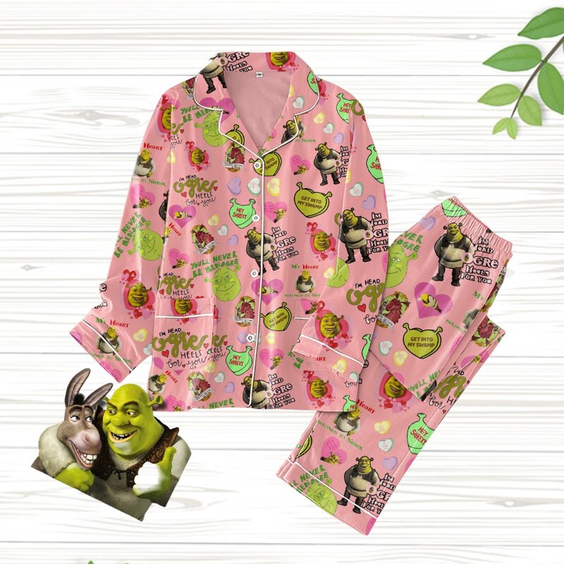 Shrek Pajamas - Etsy