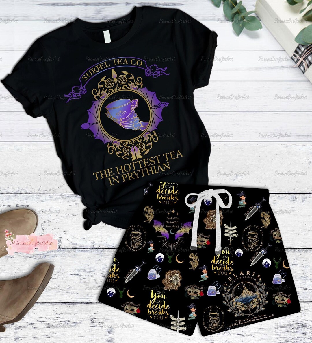 Velaris Acotar Pajamas, Velaris City of Starligh Shirt, Velaris Holiday ...
