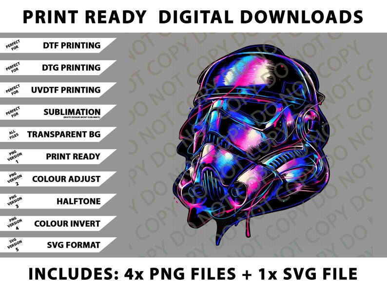 Colorful Trooper, Storm Trooper, Fan Art, PNG Bundle, Trending, Popular ...
