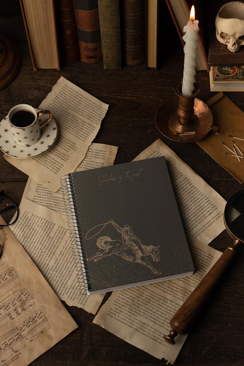 Cowboy Notebook, Vintage Western Journal, Wild West Sketchbook, Cowboy ...