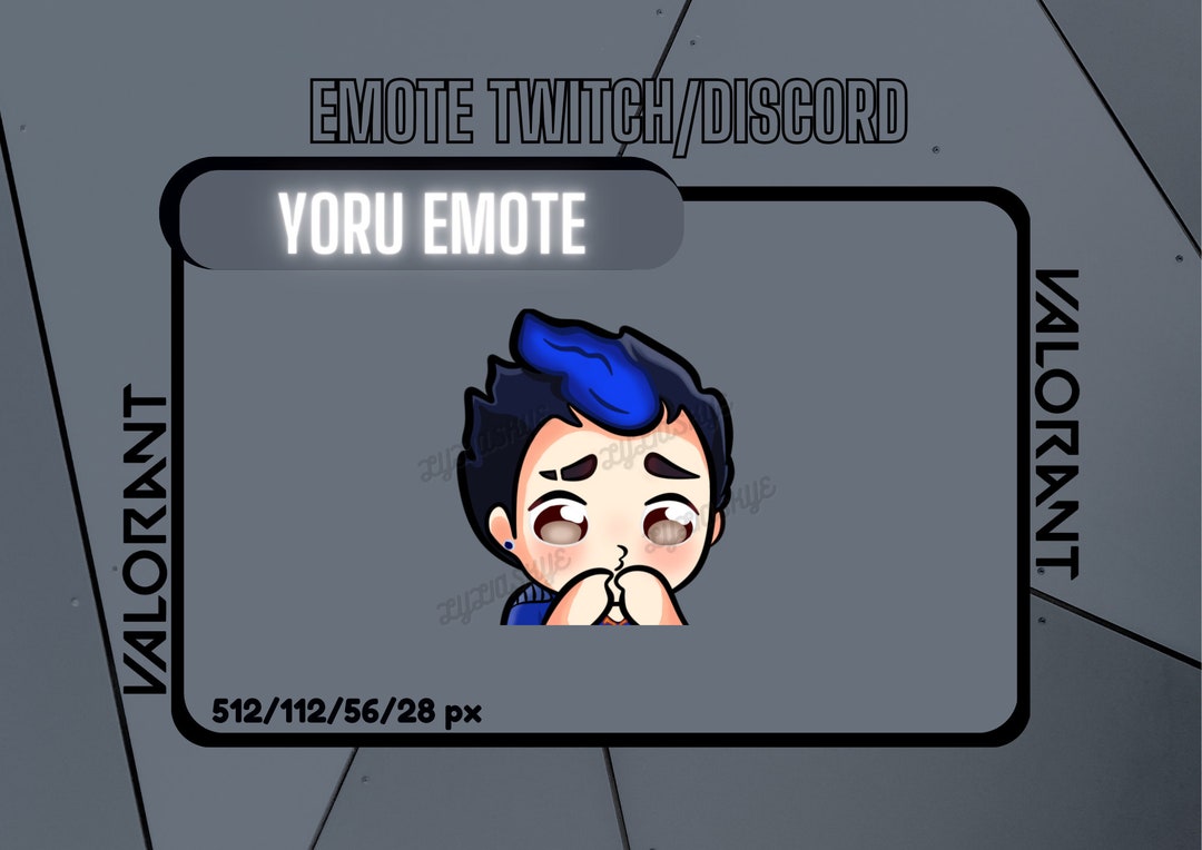 EMOTE Yoru Valorant / Discord and Twitch - Etsy