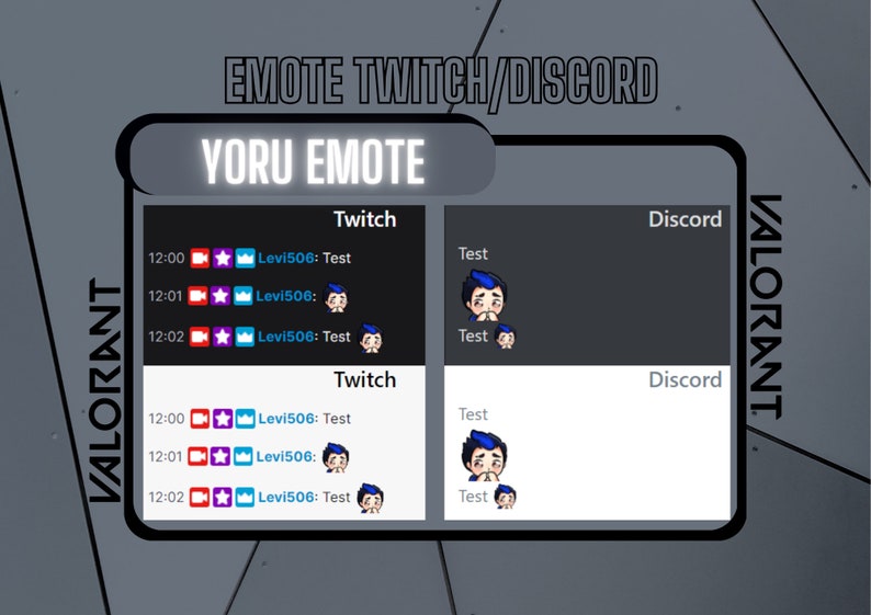 EMOTE Yoru Valorant / Discord and Twitch - Etsy