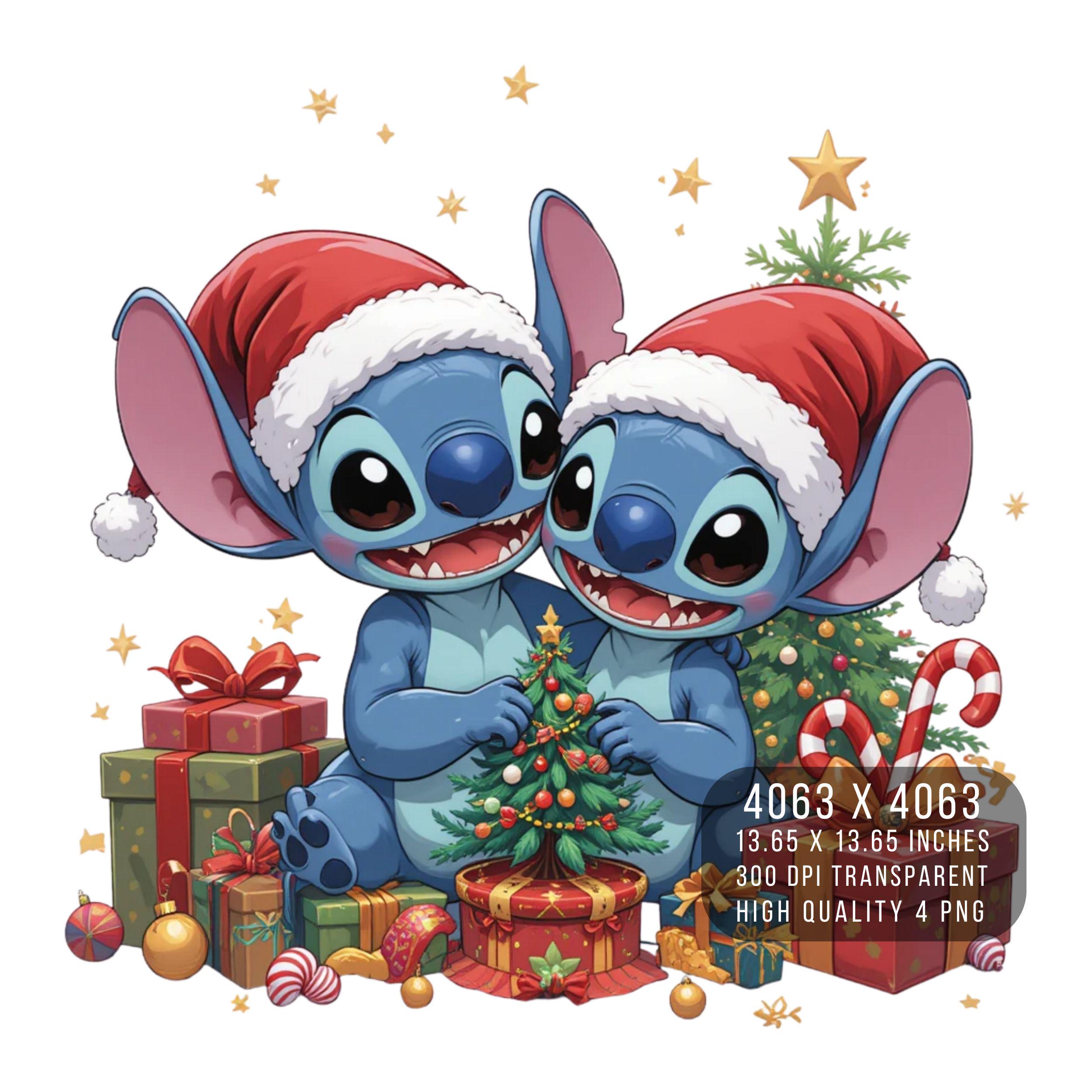 4 PNG Images – Stitch Christmas Stitch Clipart High Quality Digital ...