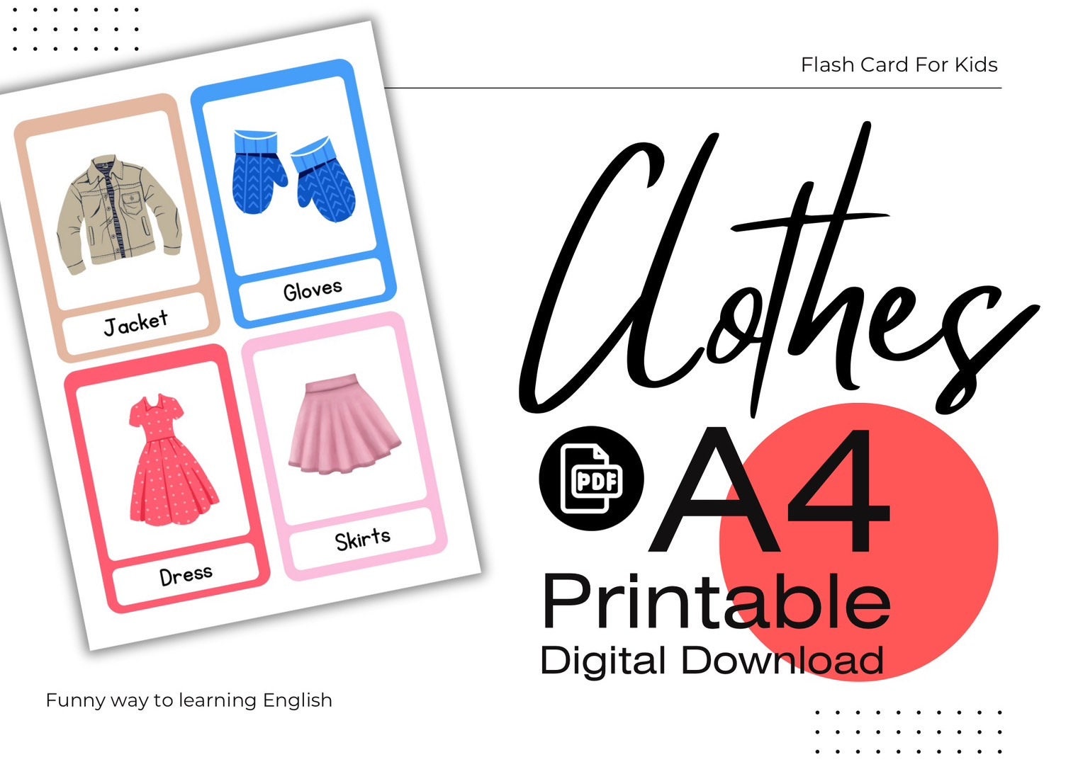 Clothes Flashcards Flashcards Preschool Memory Game Clothes Flashcards ...