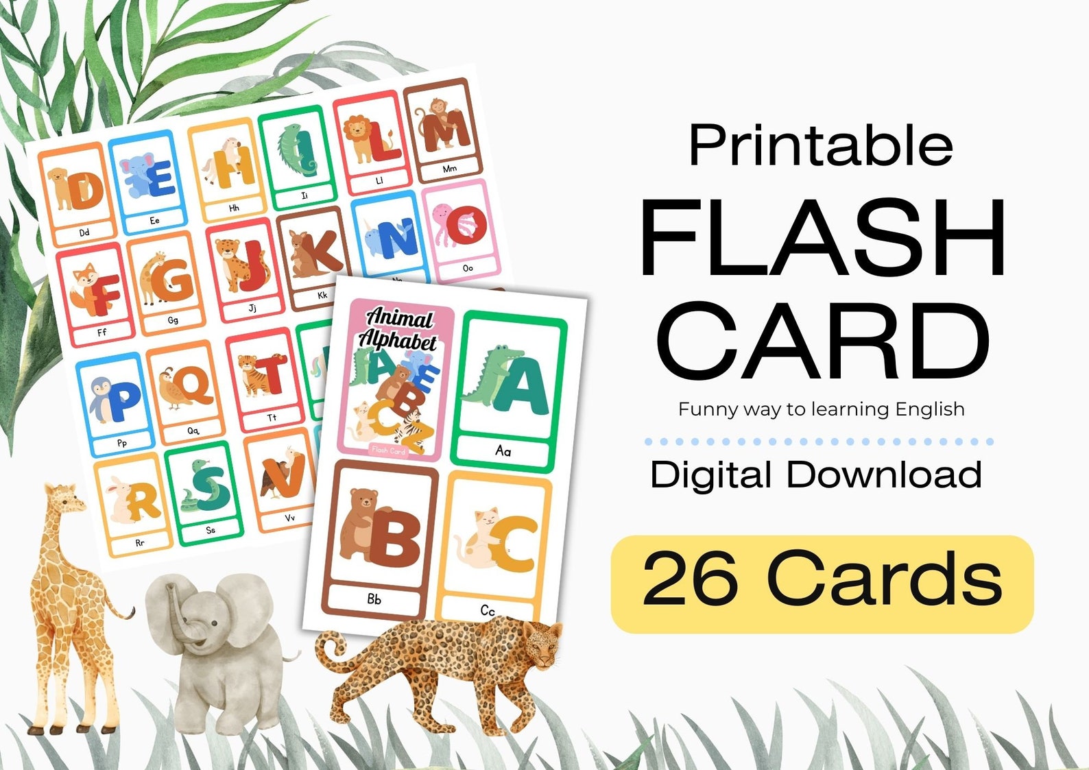 Alphabet | A-Z | Alphabet Flashcards | Flashcards | Preschool Memory ...
