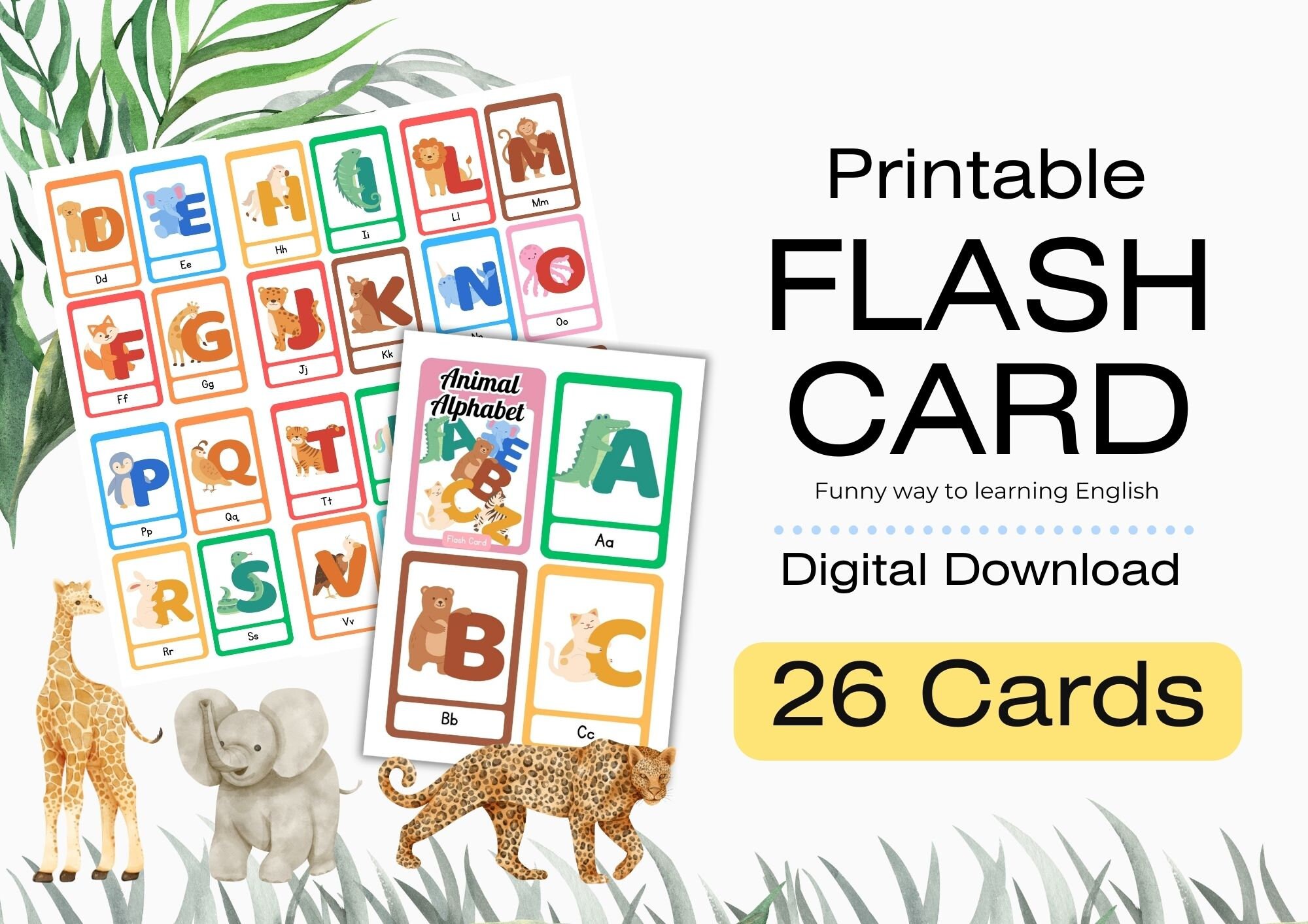 Alphabet | A-Z | Alphabet Flashcards | Flashcards | Preschool Memory ...