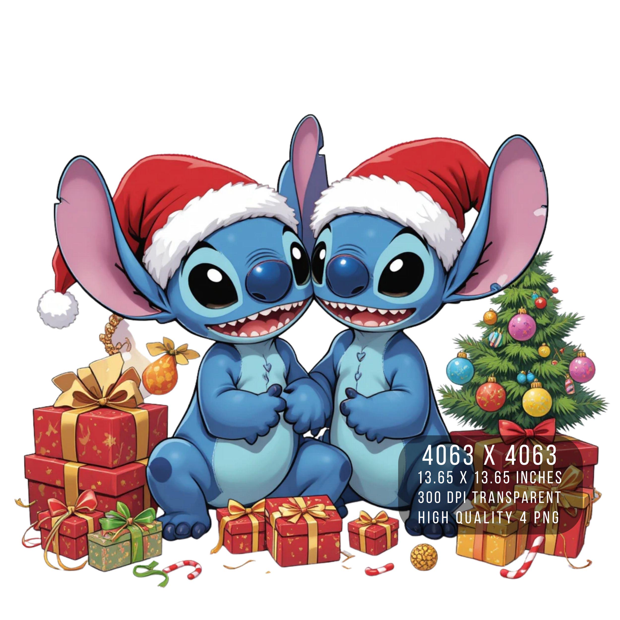 4 PNG Images – Stitch Christmas Stitch Clipart High Quality Digital ...