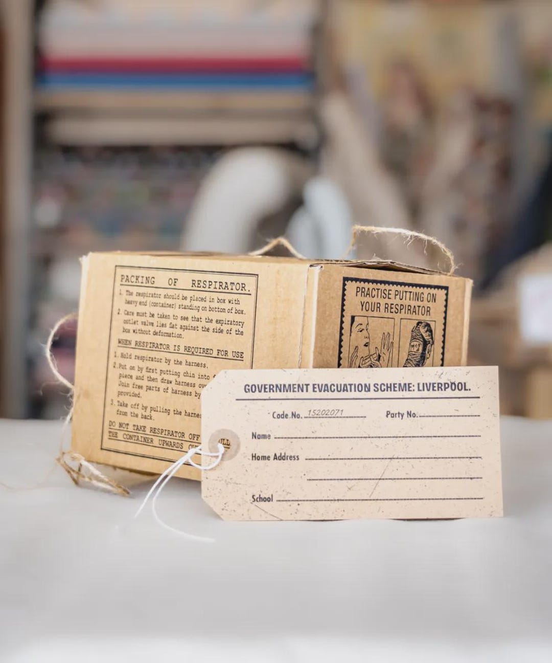 WW2 Liverpool Evacuee Prop Pack: Replica Label (self Assembly) - Etsy