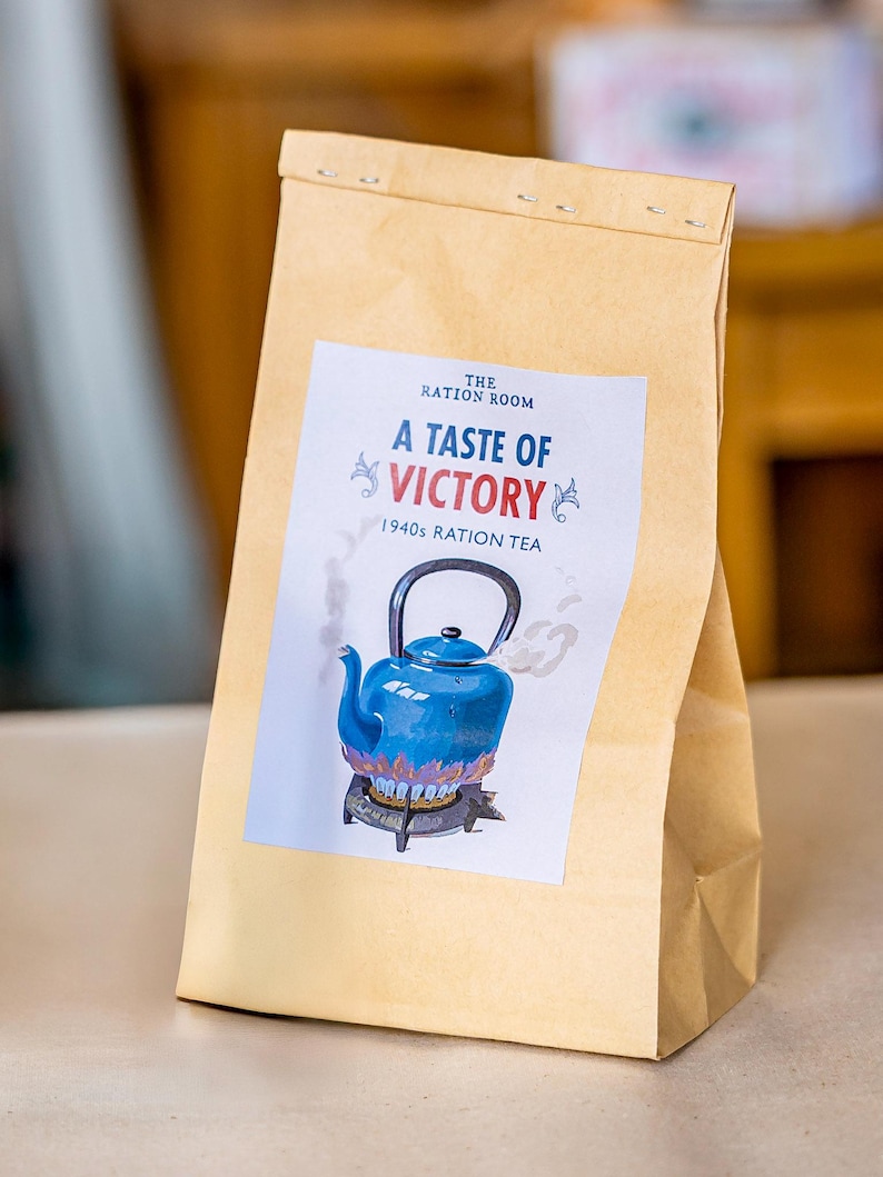 Ww2-1940s-wartime-re Enactment Ration Style Gift Set: 1940s Tea & Dairy ...