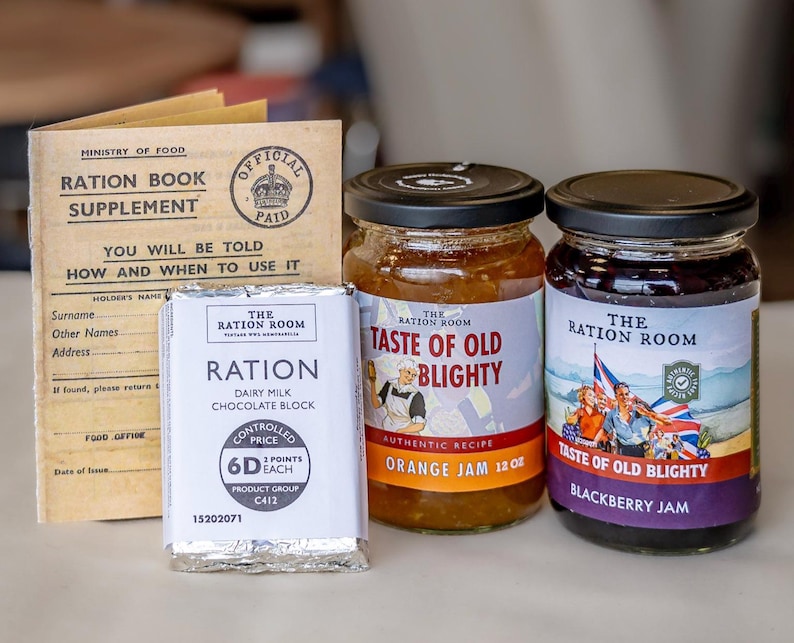1940s-larp-ww2-wartime 4 Piece Jam & Chocolate Gift Set Includes Orange ...