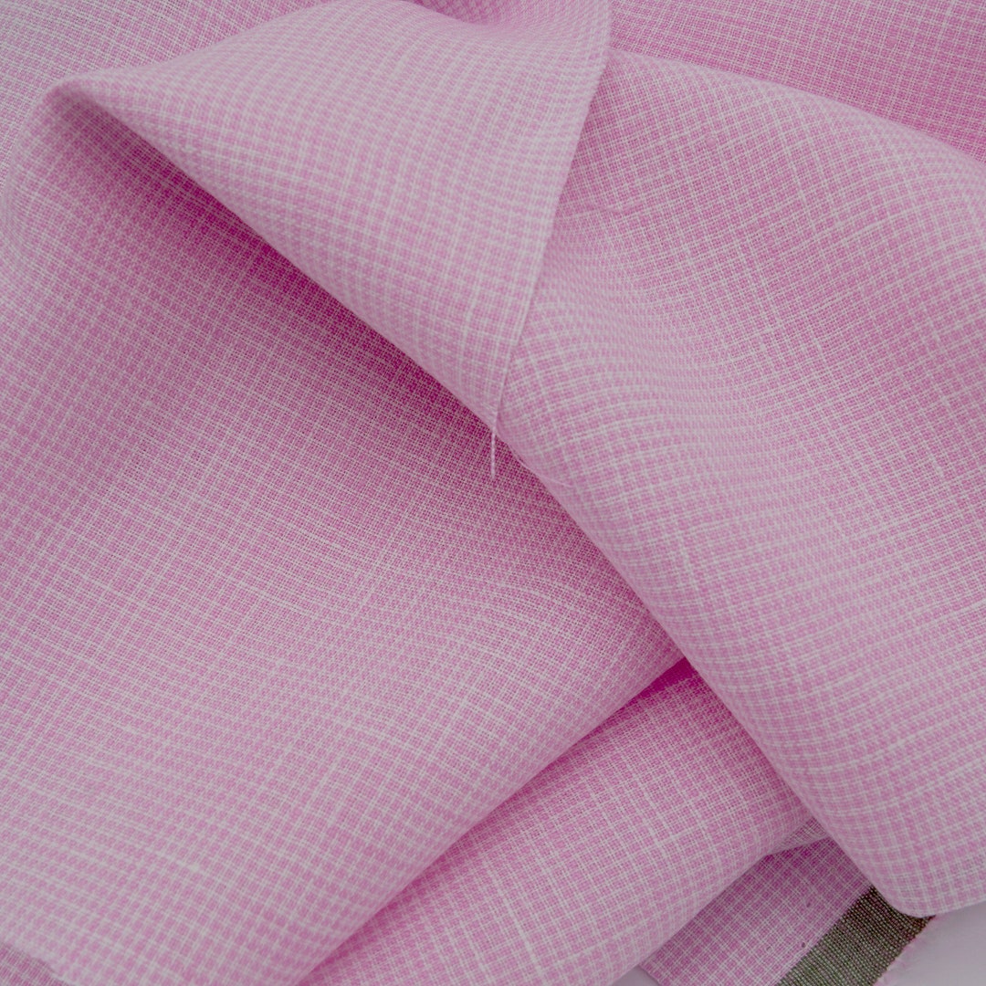 Gingham Yarn Dyed Linen Rose - Etsy