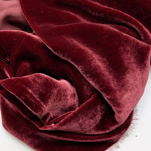 Silk Velvet Fabric - Etsy