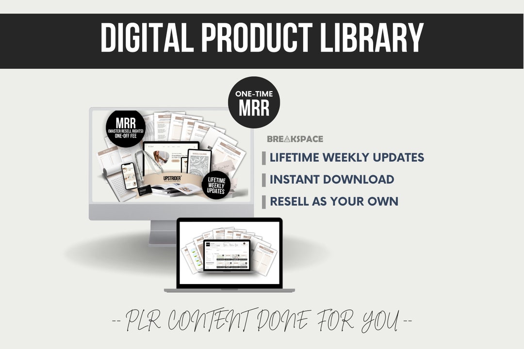 The Lifetime Digital Products Library With MRR and Weekly Updates ...