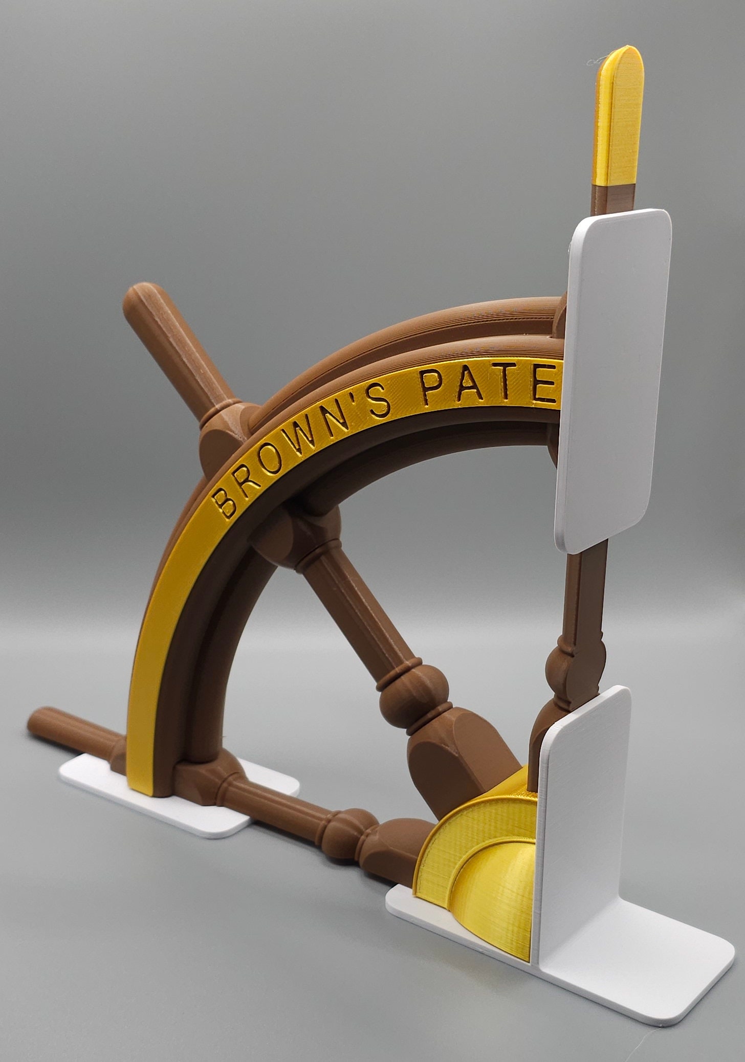 RMS Titanic Ship Wheel Bookends | Nautical Decor | Maritime Book Holder ...