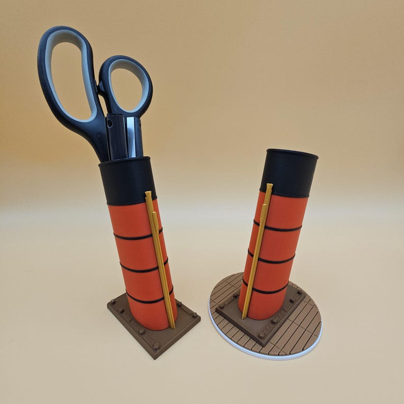 RMS Mauretania Ship Funnel Pen Holder | Nautical Desk Accessory ...
