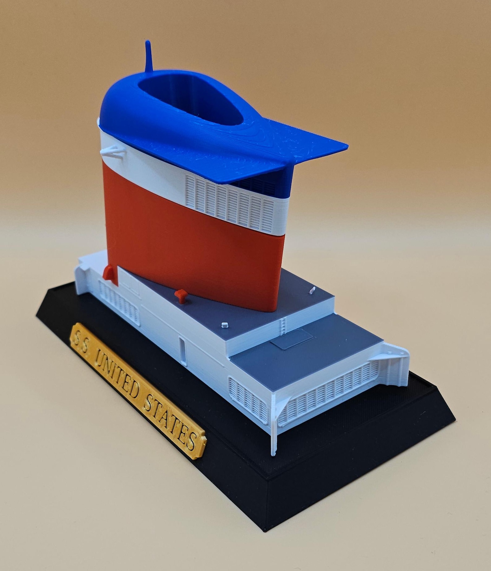 SS United States Funnel Pen Holder | Nautical Desk Accessory | Ocean ...