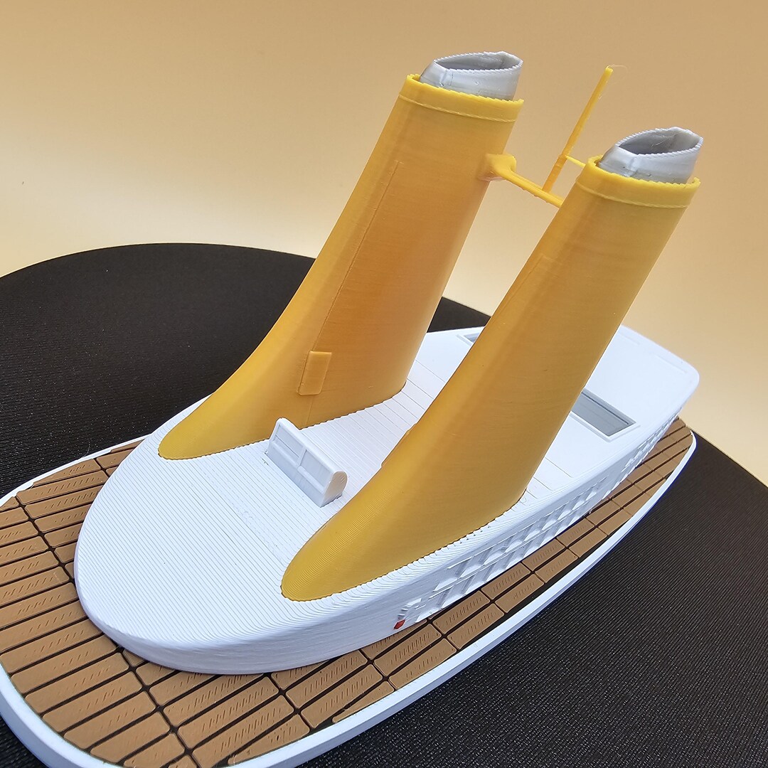 SS Canberra Funnel Model | Nautical Decor | Great White Whale ...