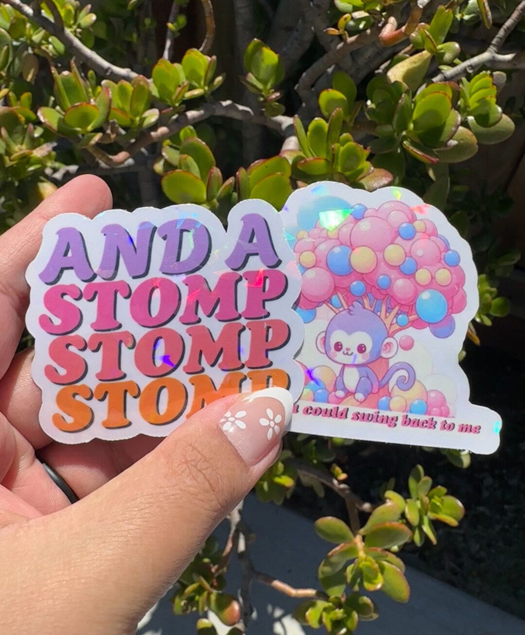 Purple Monkey in a Bubblegum Tree Sticker - Etsy