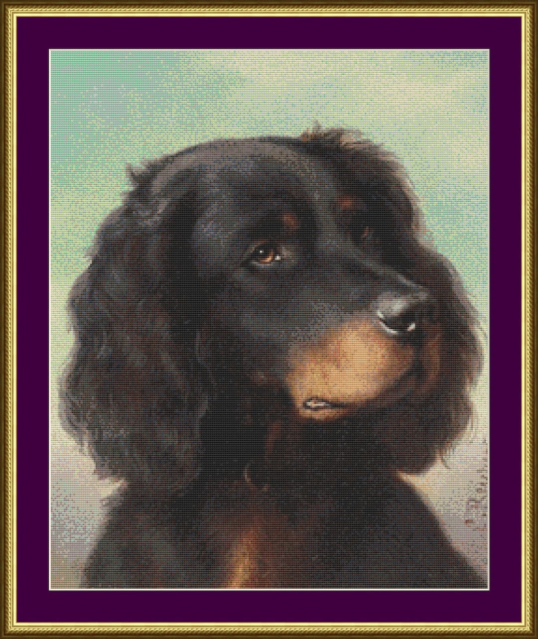 Gordon Setter - Counted Cross Stitch Pattern - Etsy
