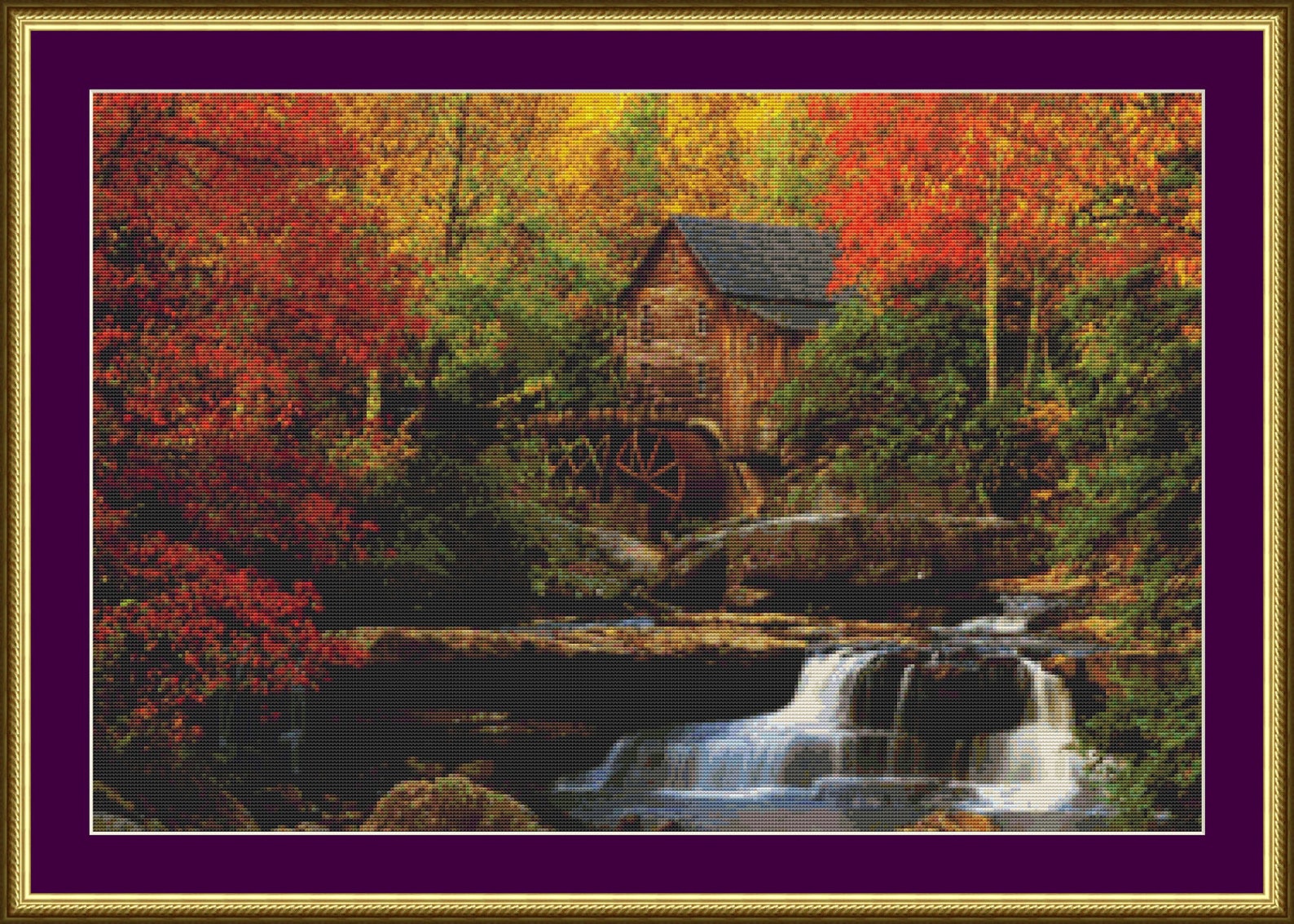 The Old Mill - Counted Cross Stitch Pattern - Etsy