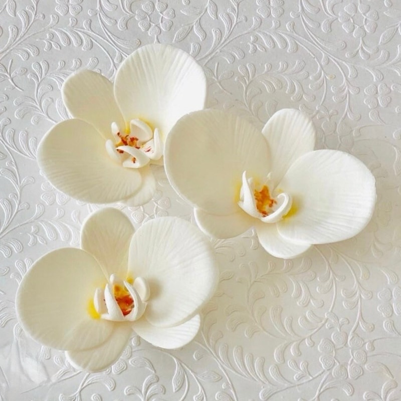 Orchid Cake Topper - Etsy