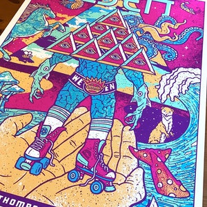 Ween Portland Maine Boognish Gigposter Argus Iluminati Transdermal ...
