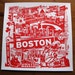 Boston Silk Screen City Art Print Poster Etsy - Etsy