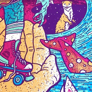 Ween Portland Maine Boognish Gigposter Argus Iluminati Transdermal ...