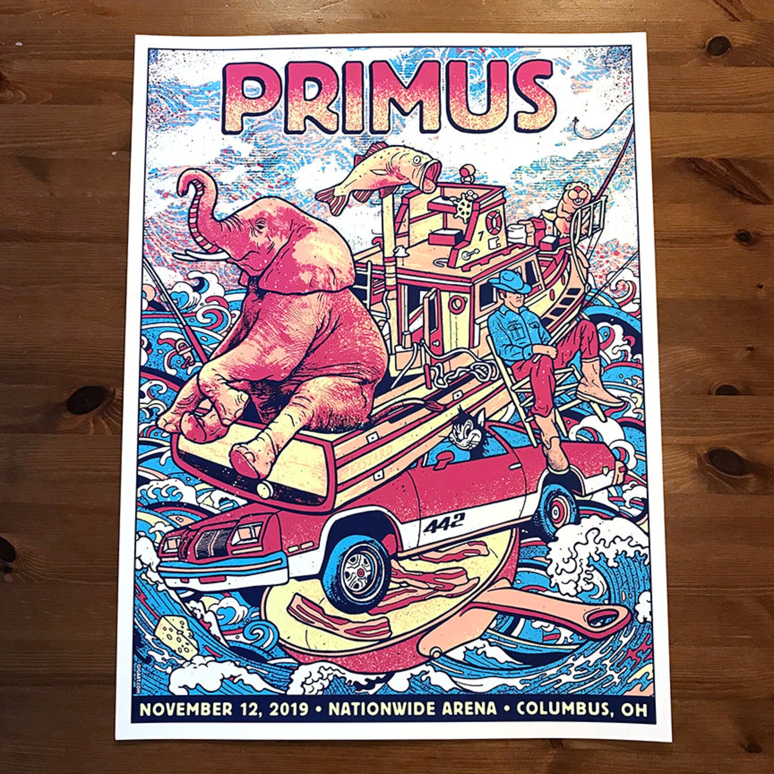Primus Columbus Ohio OH 2019 Main Pachyderm Fishing Boat 442 Frypan ...