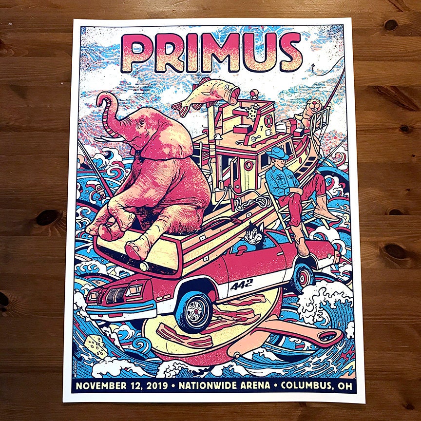Primus Columbus Ohio OH 2019 Main Pachyderm Fishing Boat 442 - Etsy