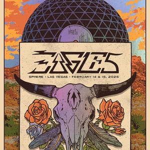 Eagles at the Sphere Poster - Etsy