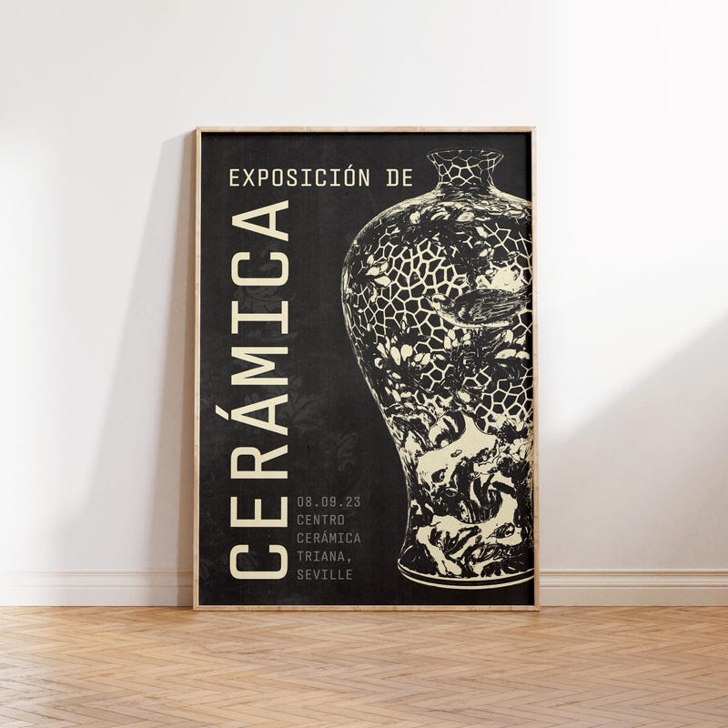 Ceramic Exhibition Poster - Etsy