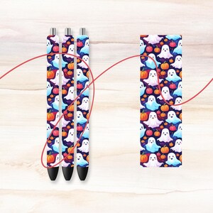 Halloween Pen Wrap Designs: Pumpkin Skull Sublimation Bundle (PNG ...
