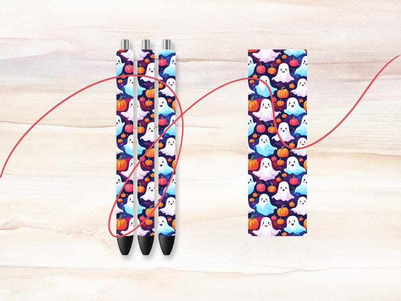 Halloween Pen Wrap Designs: Pumpkin Skull Sublimation Bundle (PNG ...