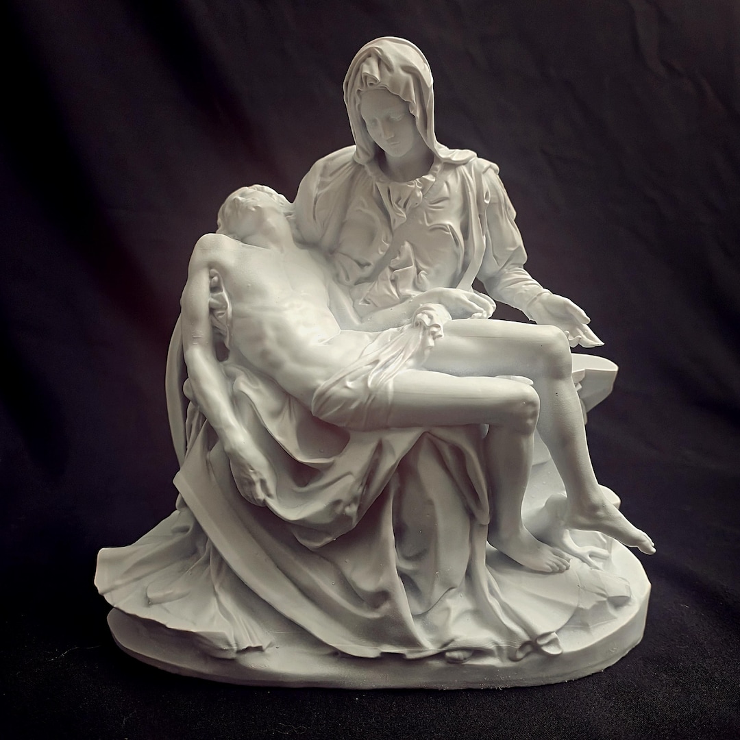 Pieta by Michelangelo Madonna Jesus Statue Sculpture - Etsy