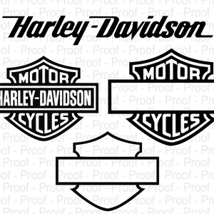 Harley Davidson Svg - Etsy