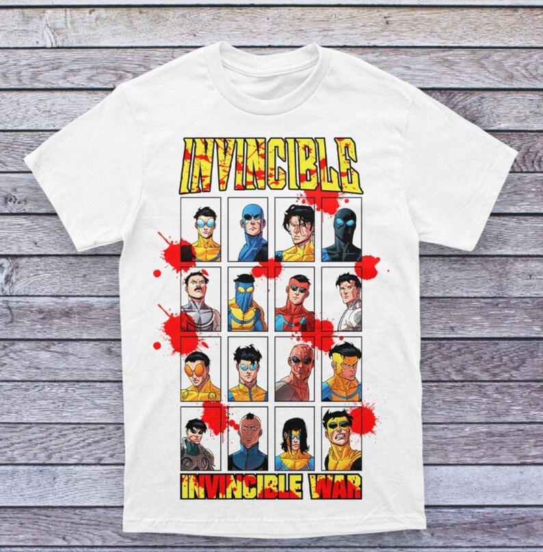 Invincible Variants Graphic T-shirt, Polera Invencible - Invincible ...
