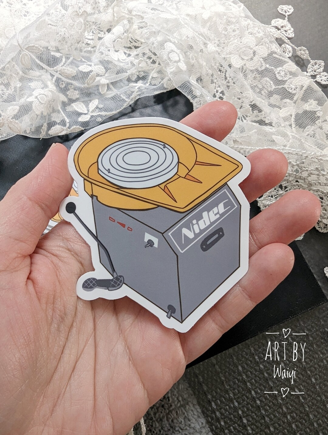 RK Pottery Wheel Stickers, Pottery Sticker, Potters Gift Idea, Laptop ...