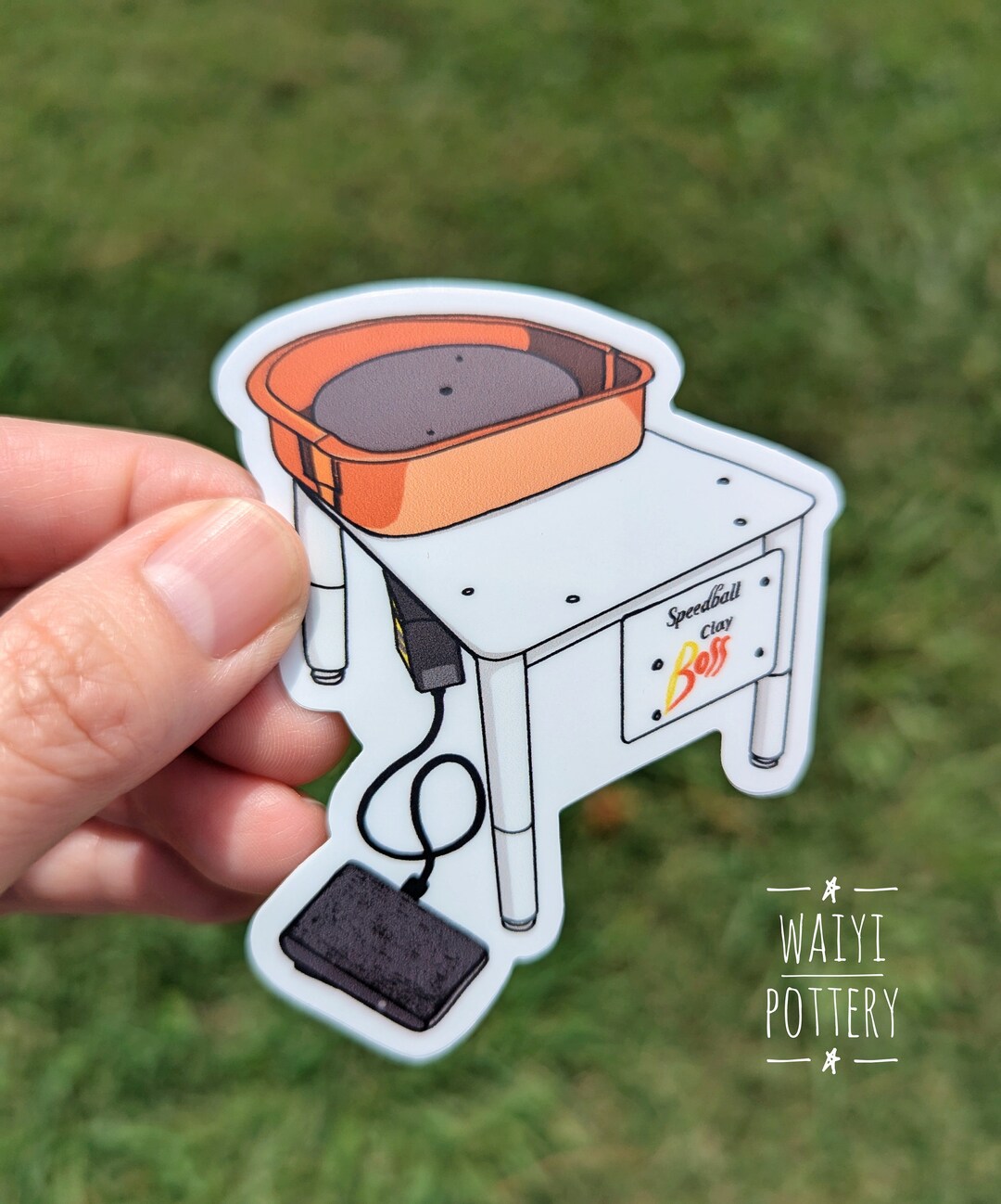 Clay Boss Pottery Wheel Stickers, Speedball Pottery Sticker, Potters ...