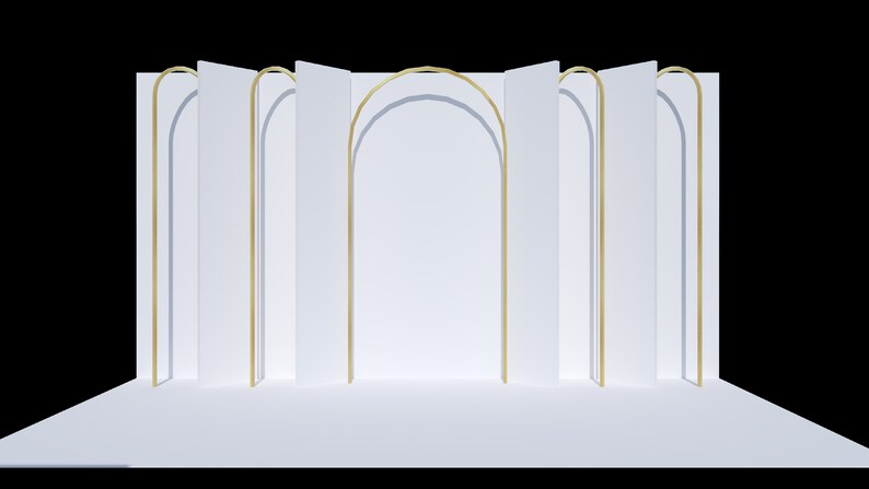 3D Backdrop and Flowers Arrangement With Dimension. - Etsy