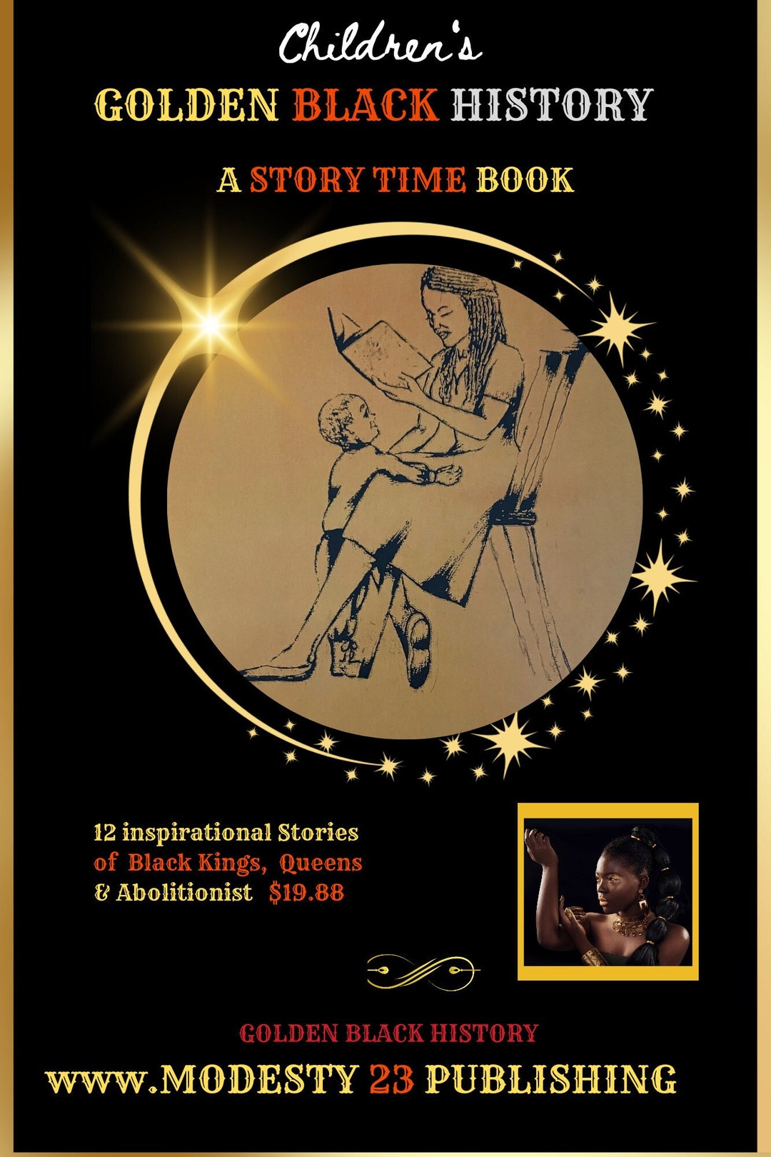 Golden Black History Story Book - Etsy